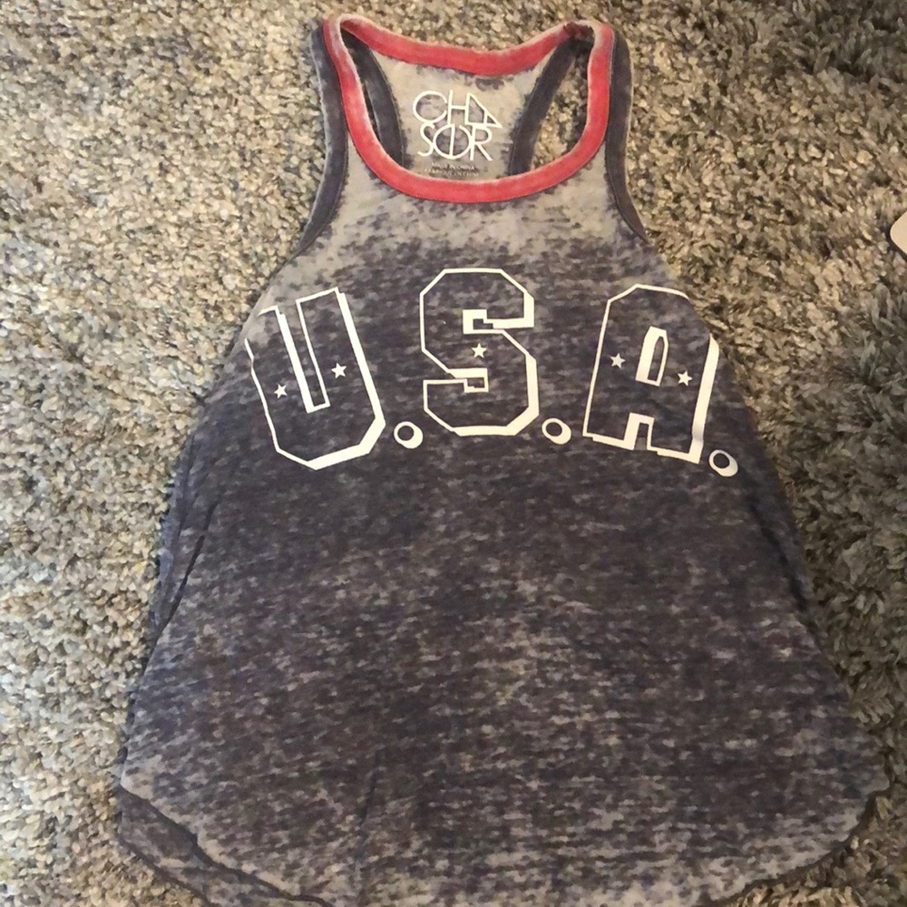 Chaser Razorback Usa Tank - Gem